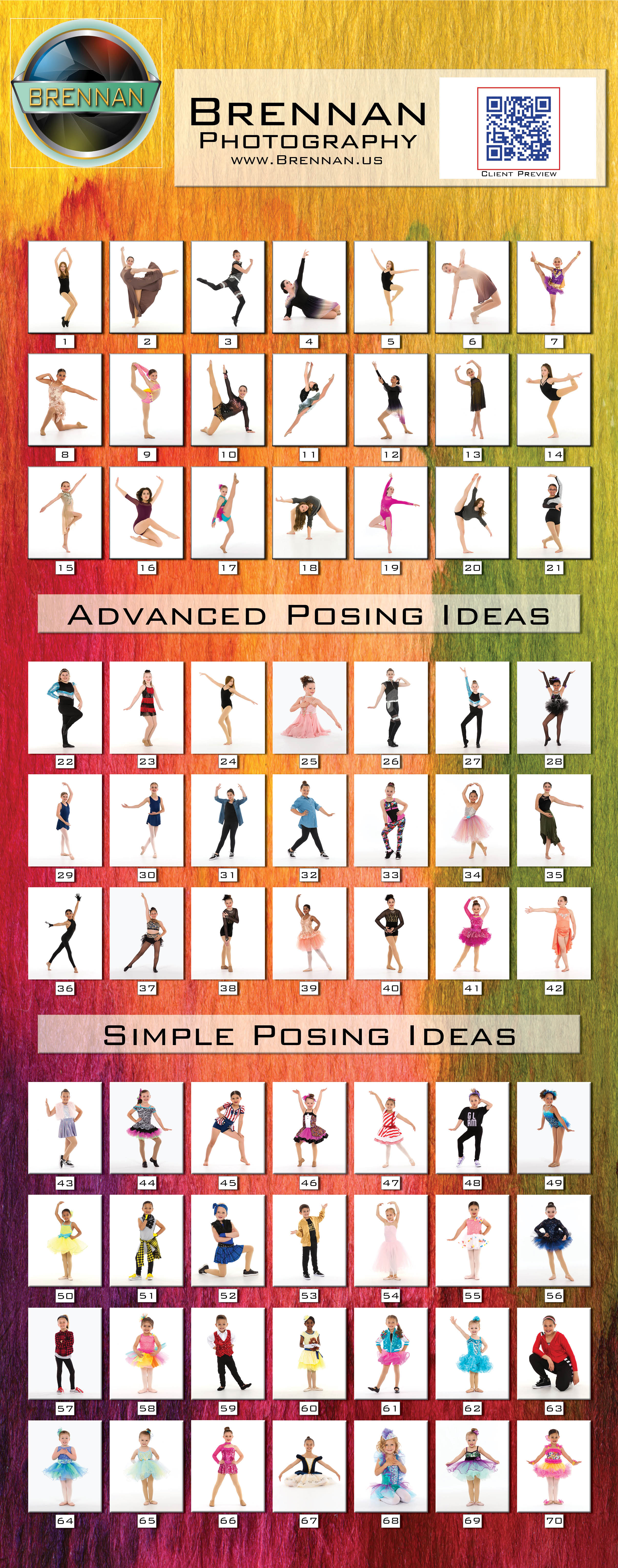 Pose Board - Brennan Photography